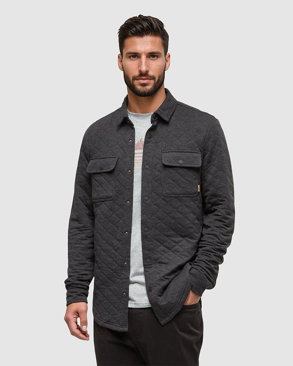 TenTree M Quilted Colville Shacket