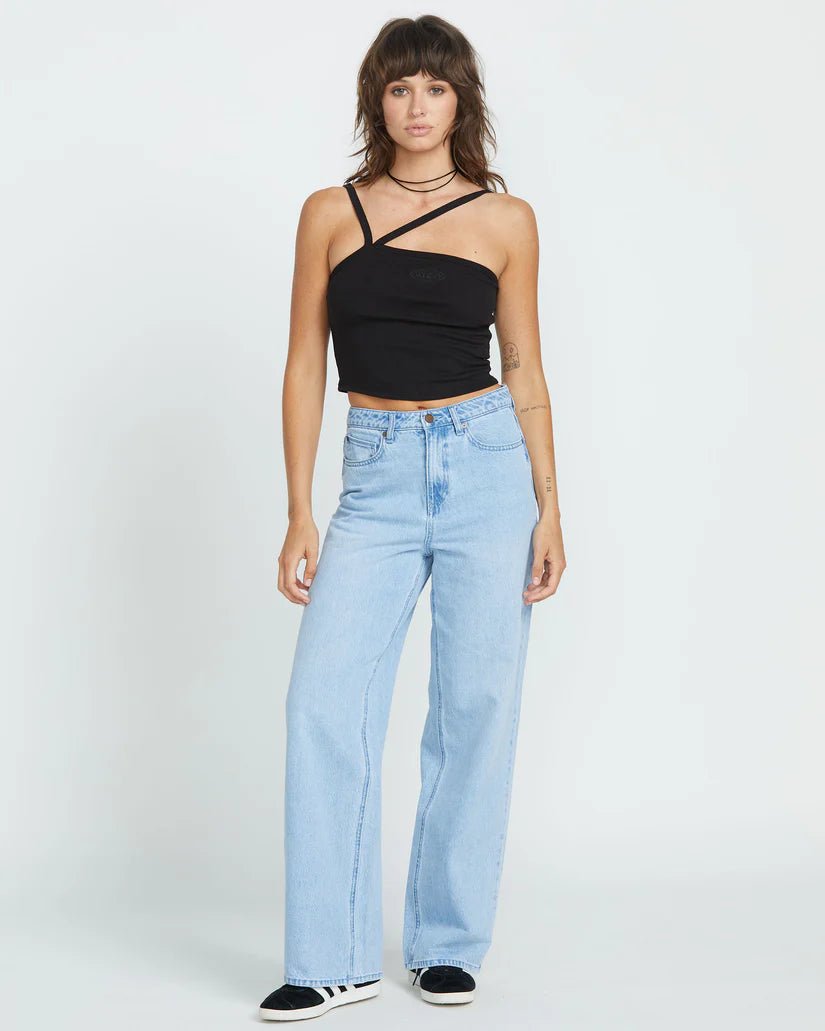 Volcom Stoned Boyfriend High Rise - Blue Bird